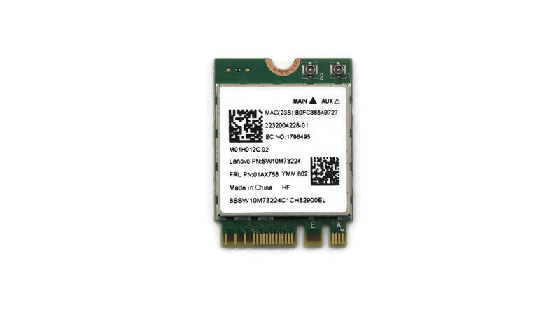 New Genuine Wireless Card 8822BE M2 for Lenovo Legion C530-19ICB 01AX7 ...