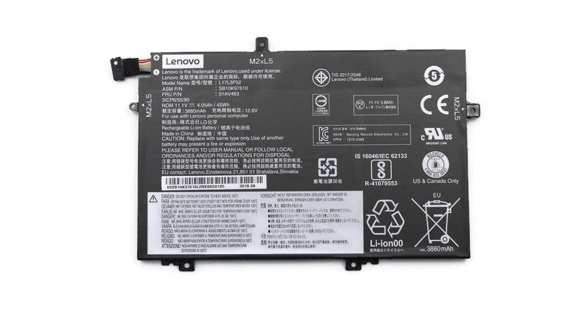 New Genuine Battery For Lenovo ThinkPad L14 Gen 2 L15 Gen 2 L480 L490 ...