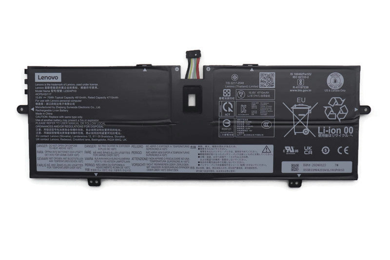 New Genuine Battery For Lenovo Yoga 9 2 In 1 15.6V 75Wh 4 Cell 5B11M64 ...
