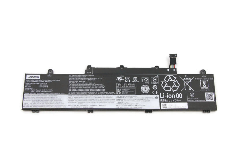 New Genuine Battery For Lenovo ThinkPad E14 Gen 3 11.52V 57Wh 3 Cell 5 ...