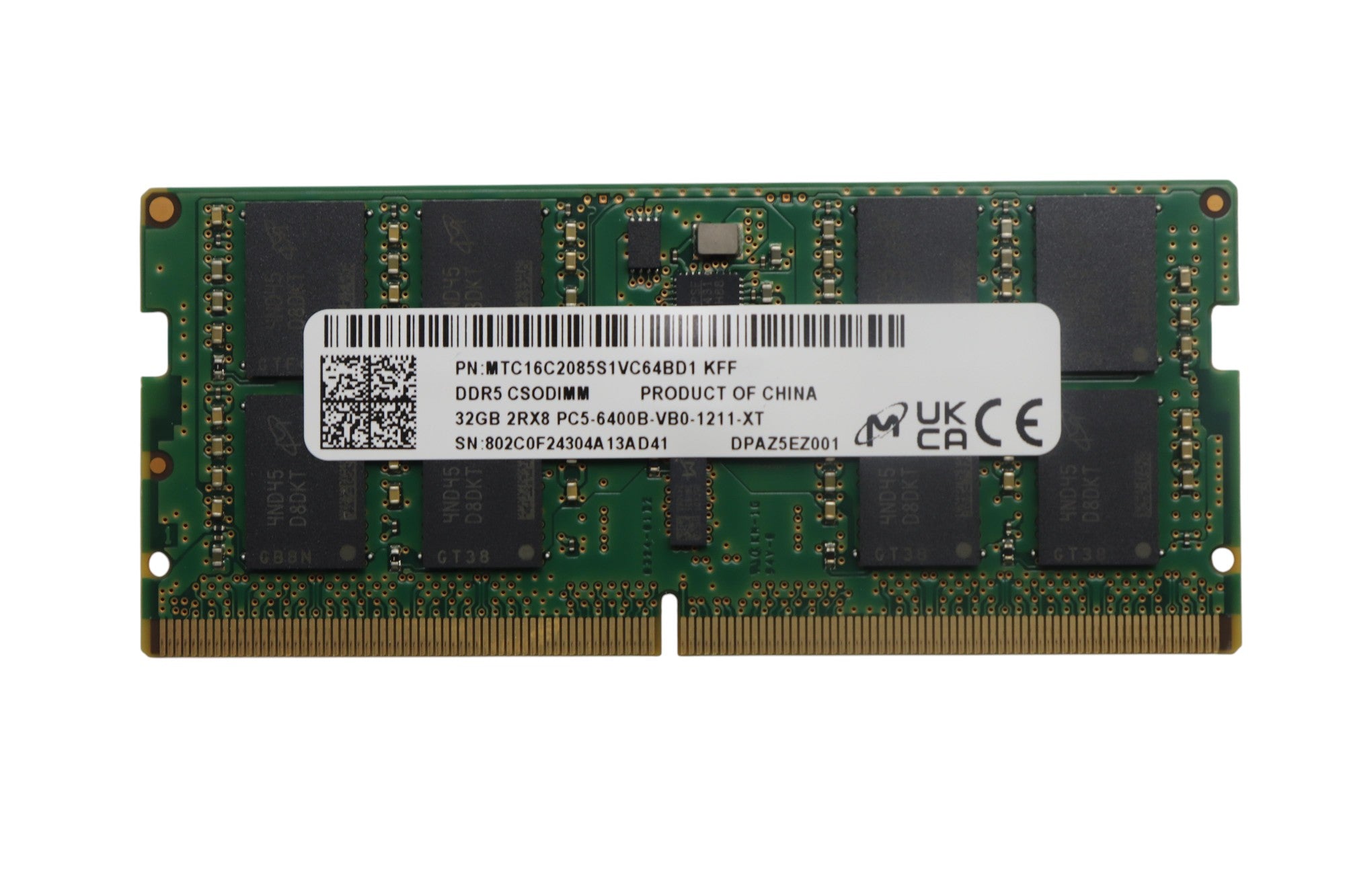 New Genuine Memory 32G DDR5 6400 CSODIMM for Lenovo ThinkStation P3 Ul ...