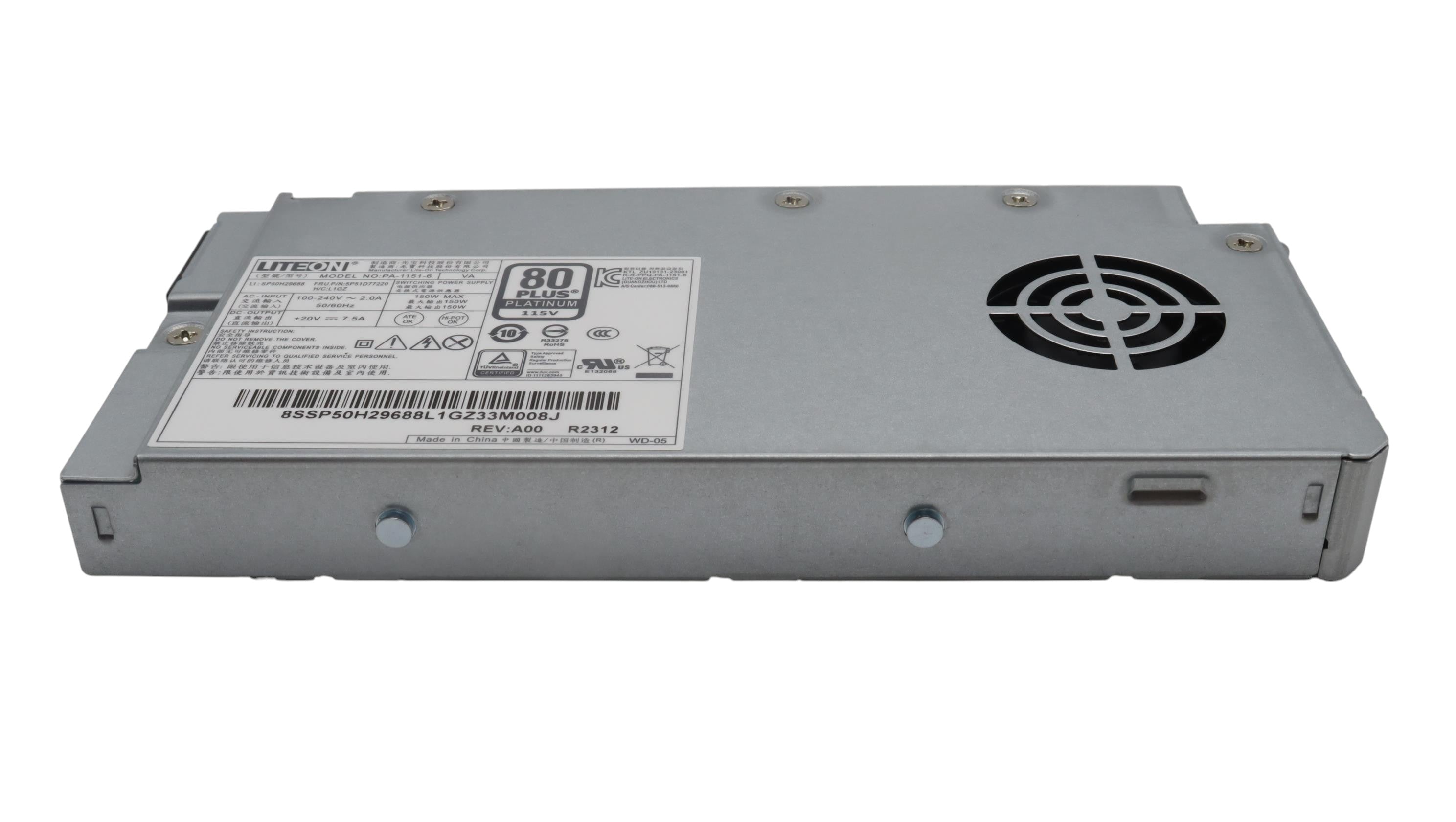 New Genuine Fru 150W Mini5 Power Supply for Lenovo IdeaCentre Mini 01I ...