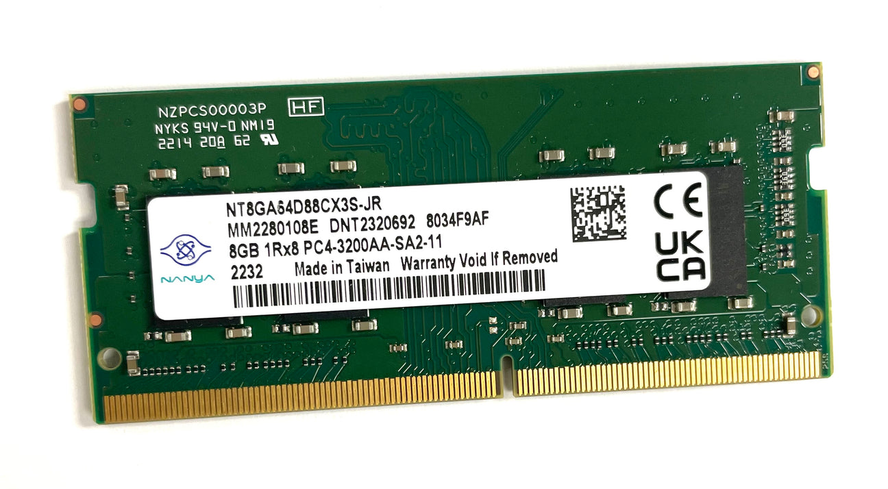 GENUINE HP Memory 8GB PC4-3200AA NT8GA64D88CX3S-JR – notebookparts.com