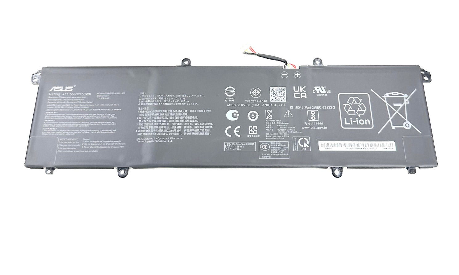 New Genuine Battery 11.55V 50Wh for Asus VivoBook S13 S14 S15 Series C ...
