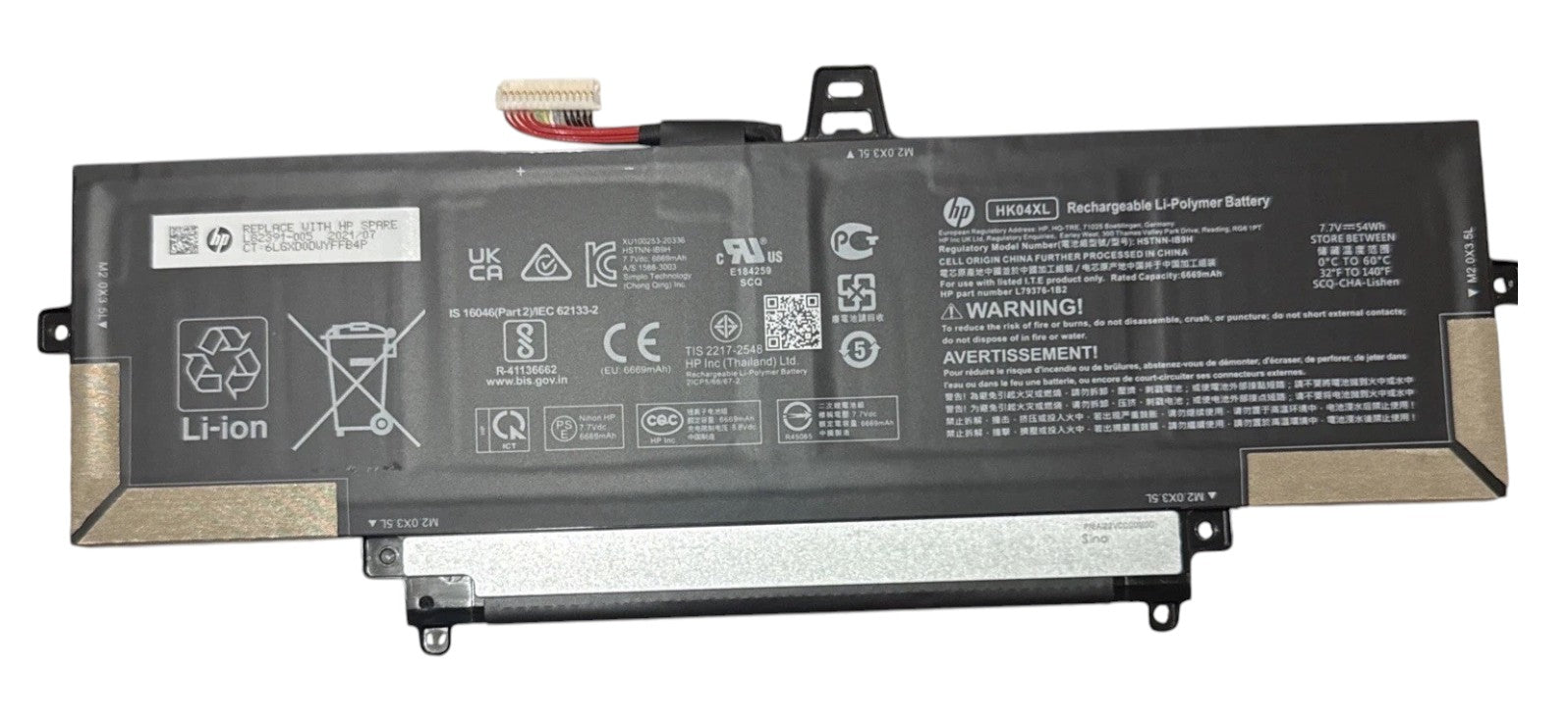 New Genuine Battery 4C 54Wh 3.54Ah LI for HP EliteBook x360 1040 G8 L8 ...