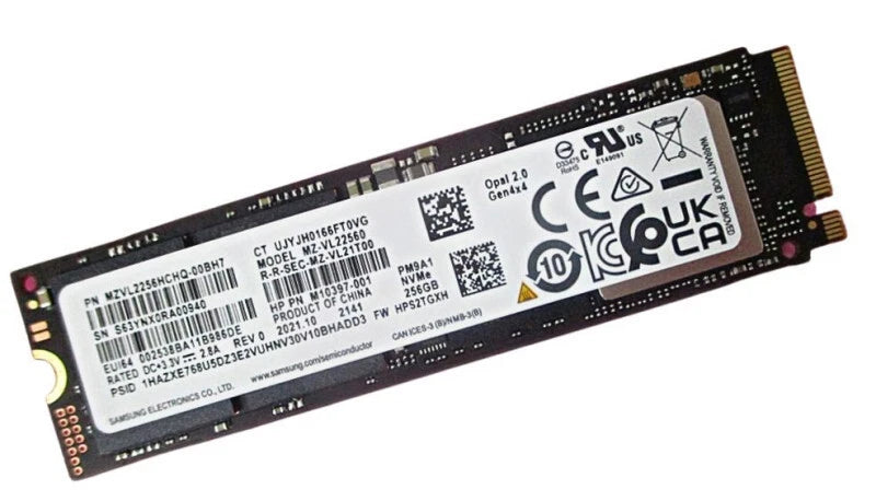 New Genuine SSD 256GB PCIe 4x4 2280 NVMe M.2 for HP 14-FQ1003CL N45477 ...