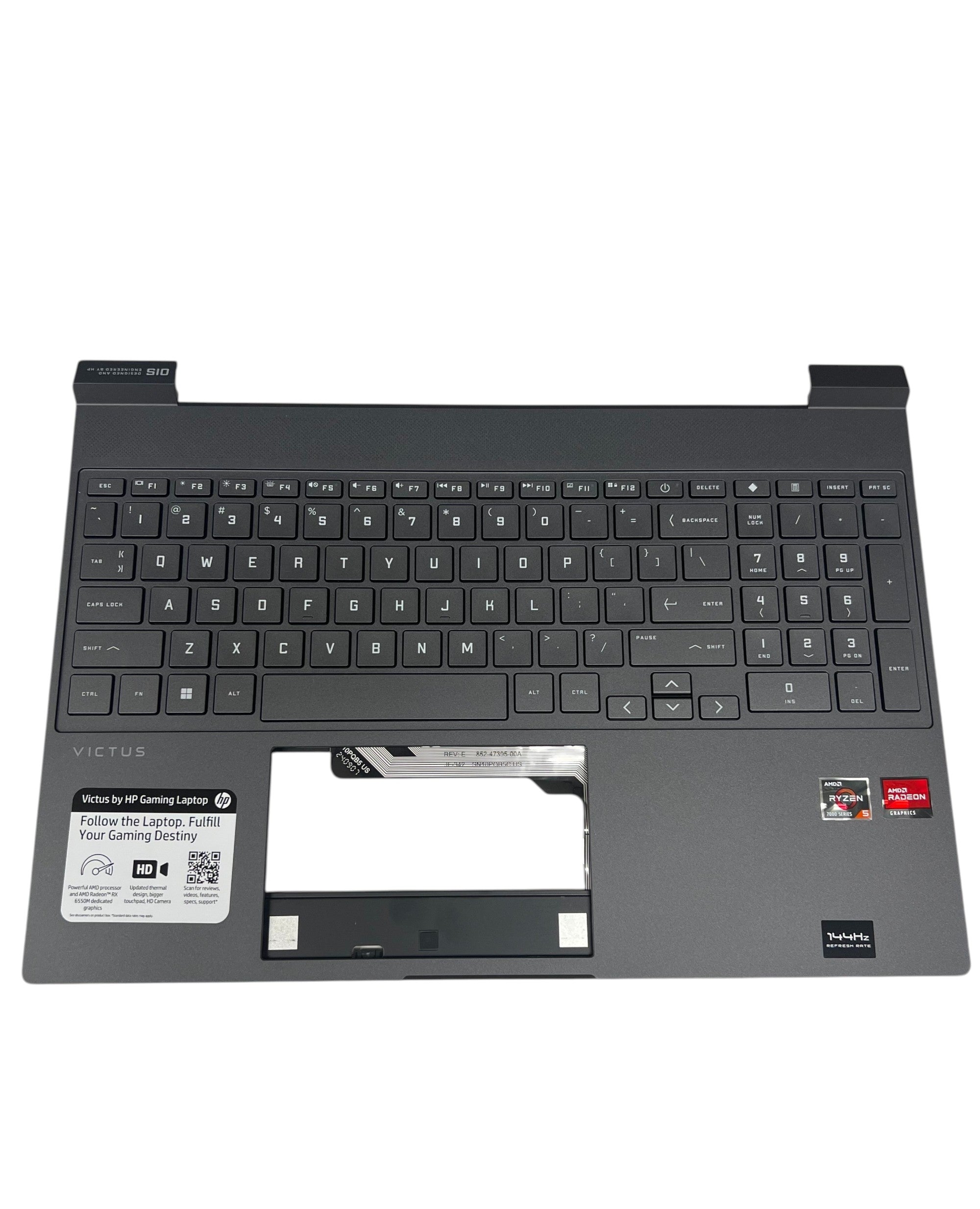 New Genuine Palmrest Keyboard for HP Victus Gaming 15-FB2063DX 15-FB20 ...