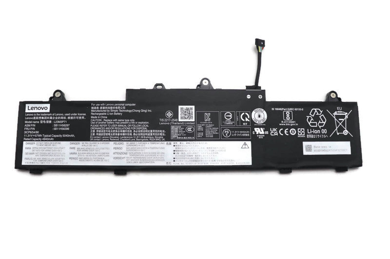 New Genuine Lenovo ThinkPad L16 Gen 1 (Type 21L3, 21L4) Battery 11.31V ...