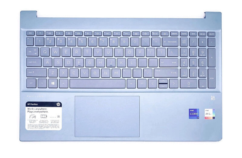 New Genuine HP Pavilion 15-EG 15-EH 15-EG1073CL Palmrest Keyboard Back ...