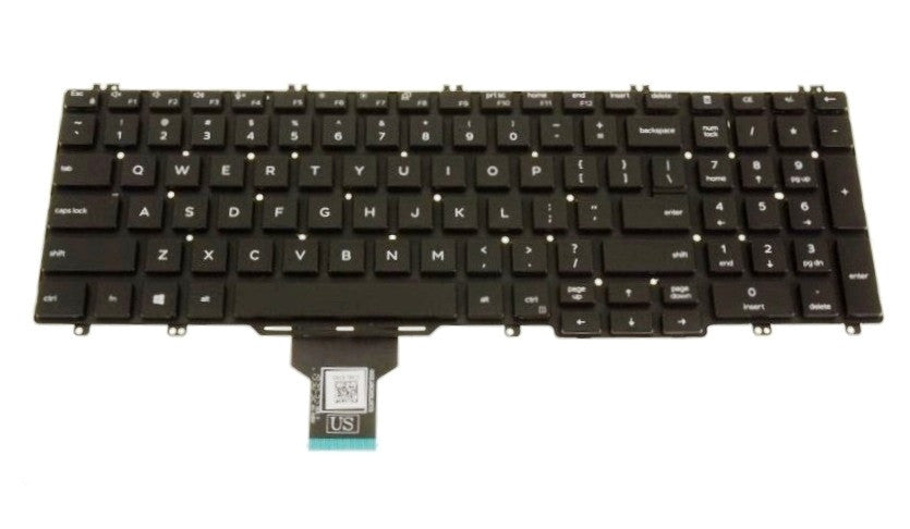 Genuine Latitude Precision Non-Backlit Keyboard (Single Point) 0DJXM0 ...