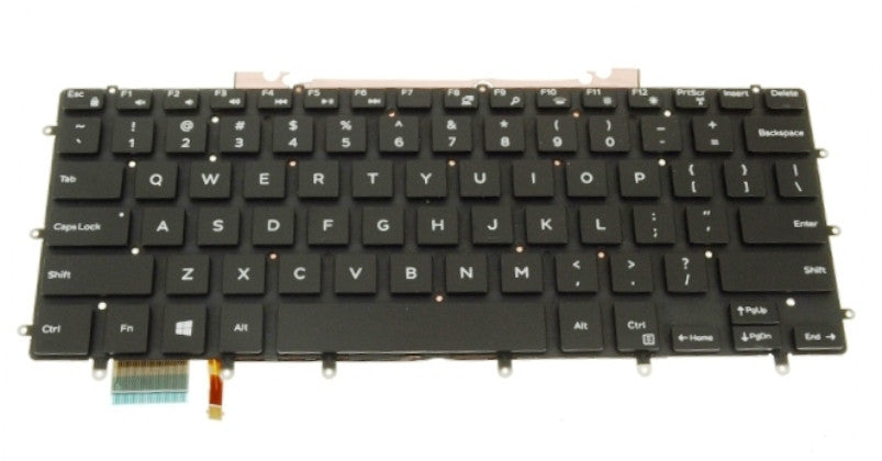 New Genuine Dell XPS 15 9560 Backlit Keyboard NSK-LV0BW 1D ...