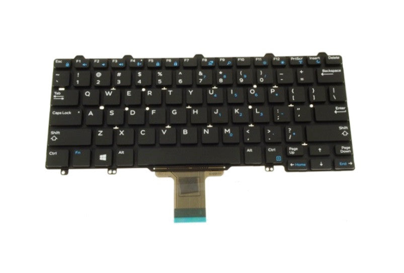 New Genuine Dell Latitude 12 7275 (Non-Backlit) Keyboard NSK-LYAUC 01 ...