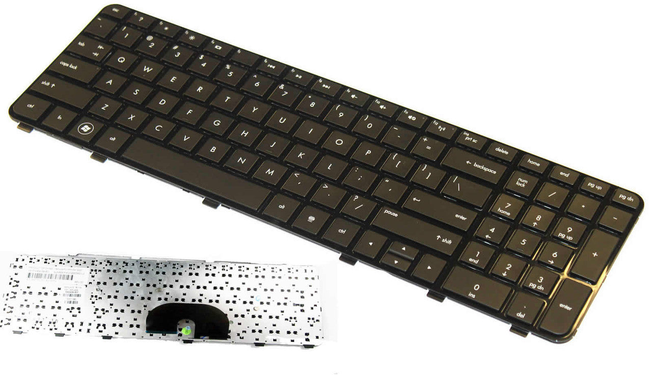 HP Pavilion DV6 DV6-6000 Keyboard With Frame 665326-001 634139-001 ...