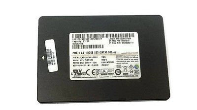 New Genuine Lenovo 512GB SSD Hard Drive 2,5" 7mm SATA6G,SAMSG,STD 00KT ...