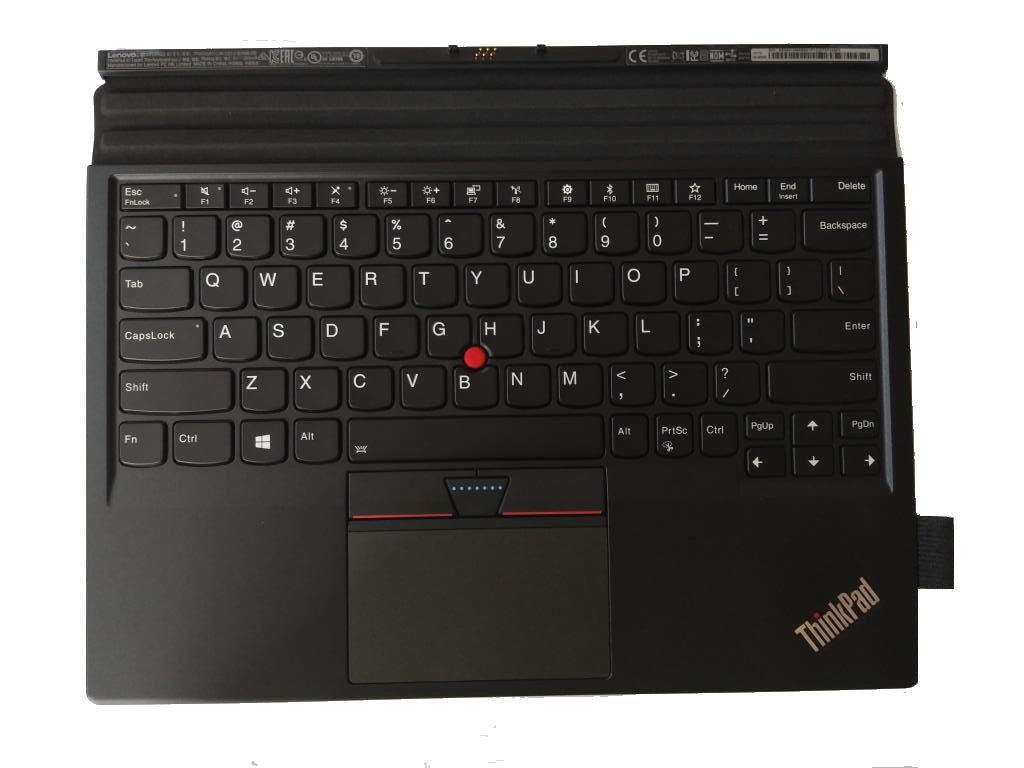 New Genuine Lenovo ThinkPad X1 Tablet Midnight Black English Keyboard ...