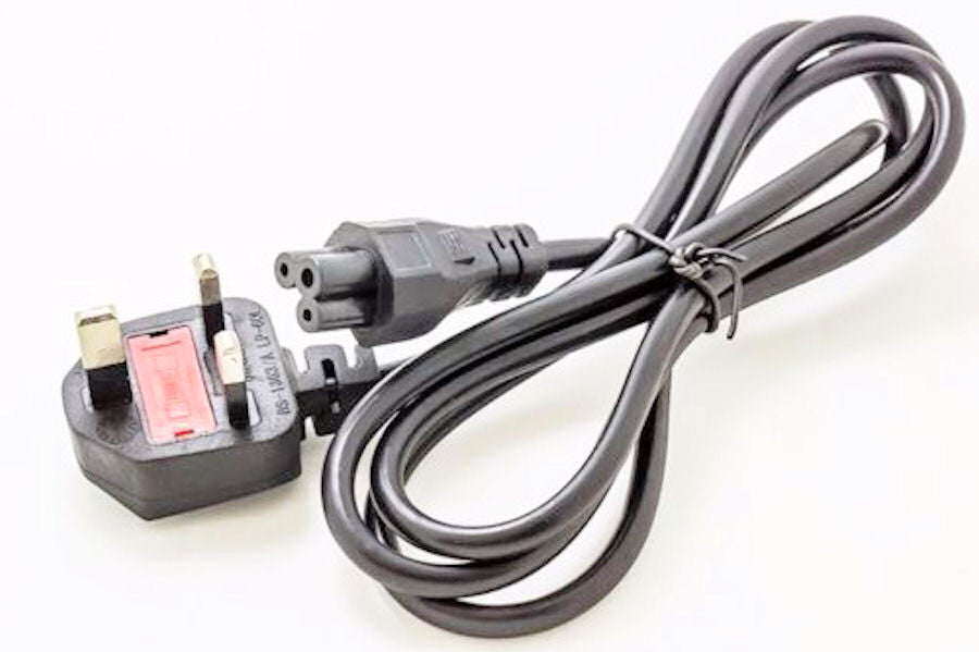 HP Power cord (Black) - 3-wire conductor, 18 AWG, 1.8m (6.0ft) 490371 ...