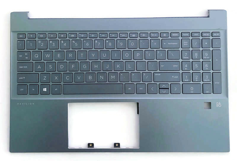 New Genuine HP Pavilion 15-EG 15-EH0050WM Palmrest Keyboard Nonbacklit ...