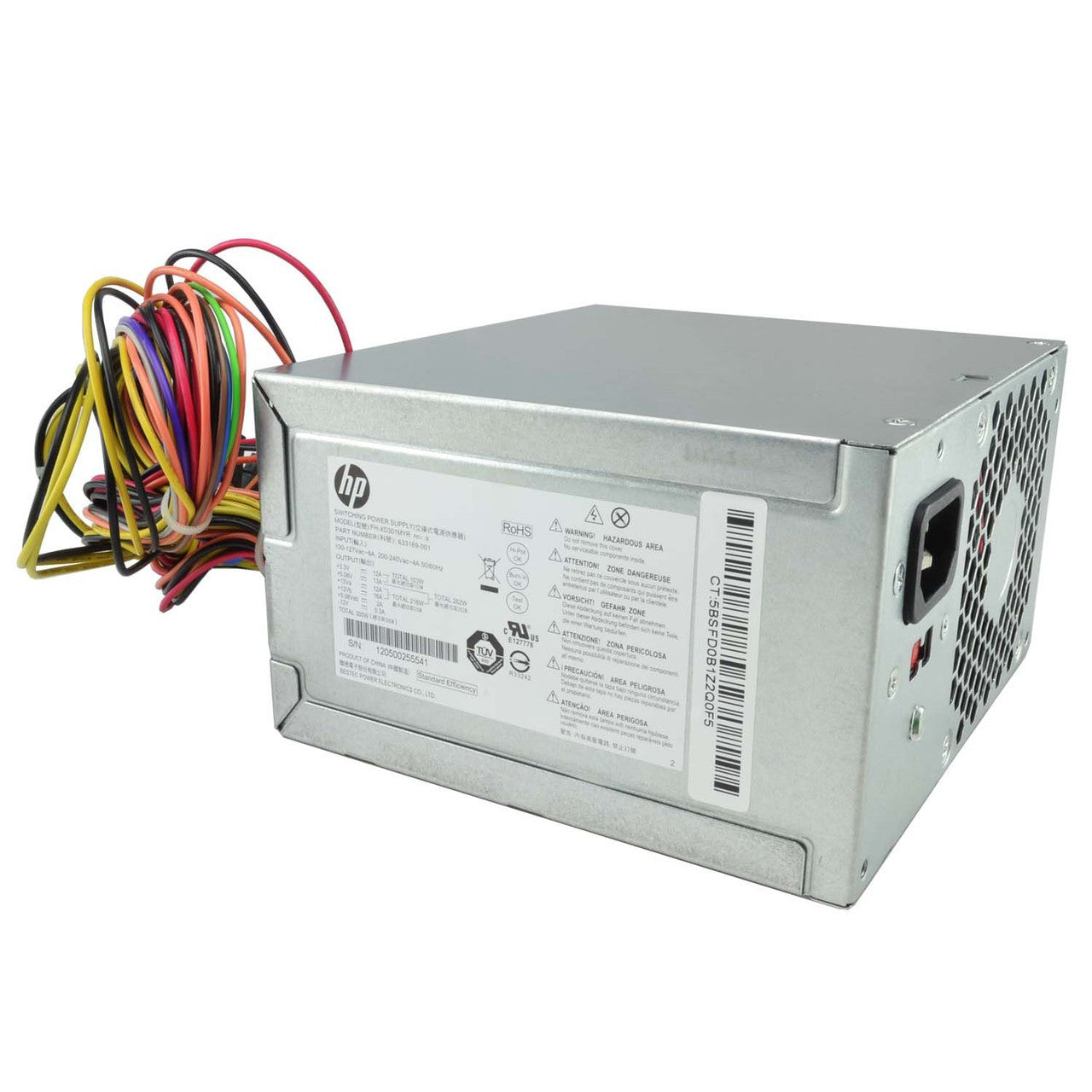 HP Desktop WorkStation ATX 300W Power Supply 633189-001 PS-6301-4 ...