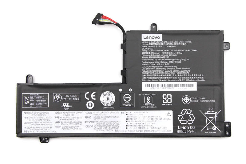New Genuine Lenovo Legion Y540-17IRH 11.4V 52.5Wh 3cell Battery 5B10W6 ...