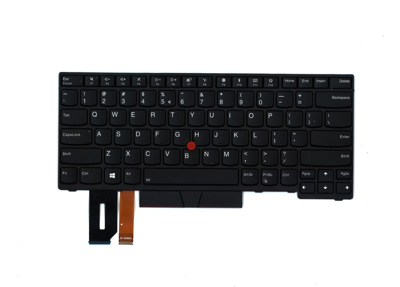 New Genuine Lenovo Thinkpad L390 T490 T495 Series US Backlit Keyboard ...