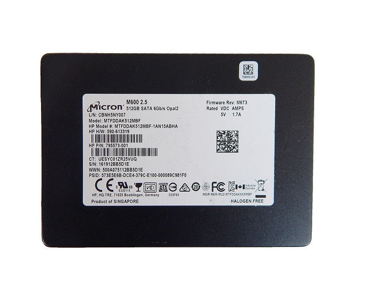 Genuine HP 512GB M600 2.5 inch 6Gbps Opal2 SATA SSD (U) 795573-001 ...