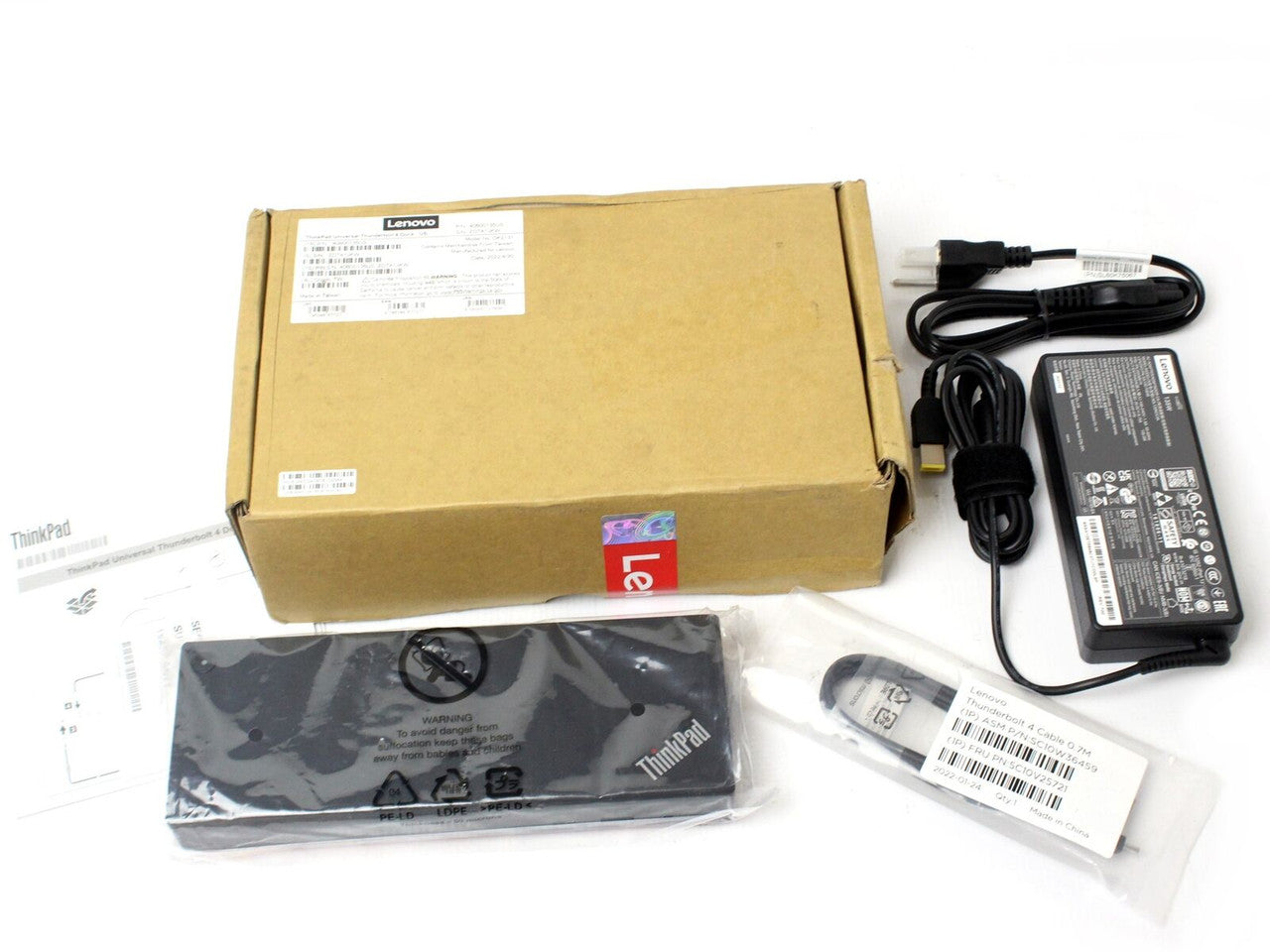 New Genuine Lenovo ThinkPad Universal Thunderbolt 4 Dock 40B00135US ...