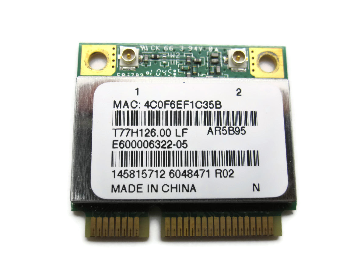 Sony Vaio VPCEH, VPCY2 Wi-Fi LAN Wireless Card T77H126.00 145815712 ...