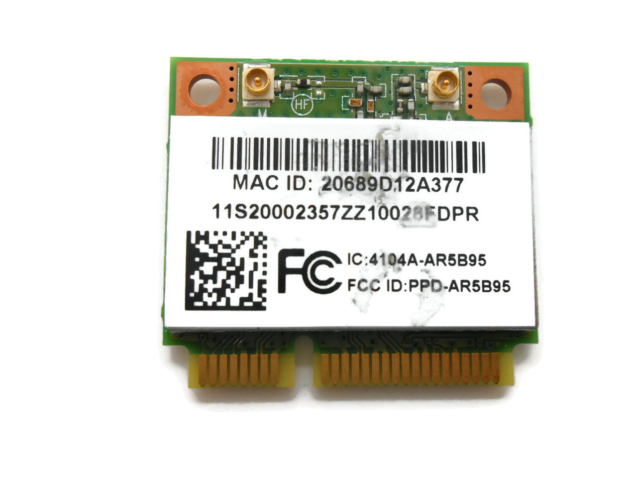 Lenovo Ideapad N580 Wifi PCI Express 802.11bgn Half Mini Card(USD ...