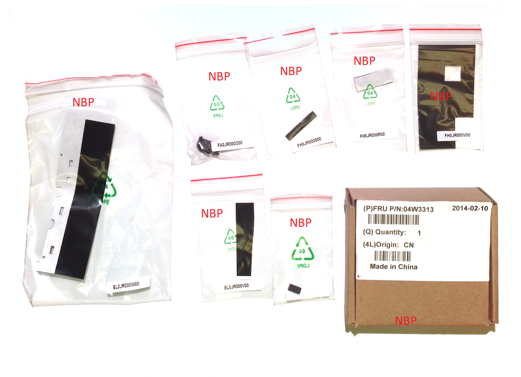 New Genuine ThinkPad Tablet Misc Kit and Labels 04W3313 – notebookparts.com