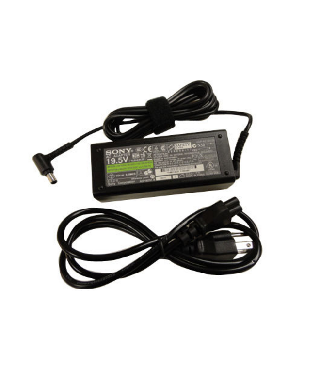 New Original Sony VAIO 90Watt AC Adapter with Power Cord VGP-AC19V26 ...