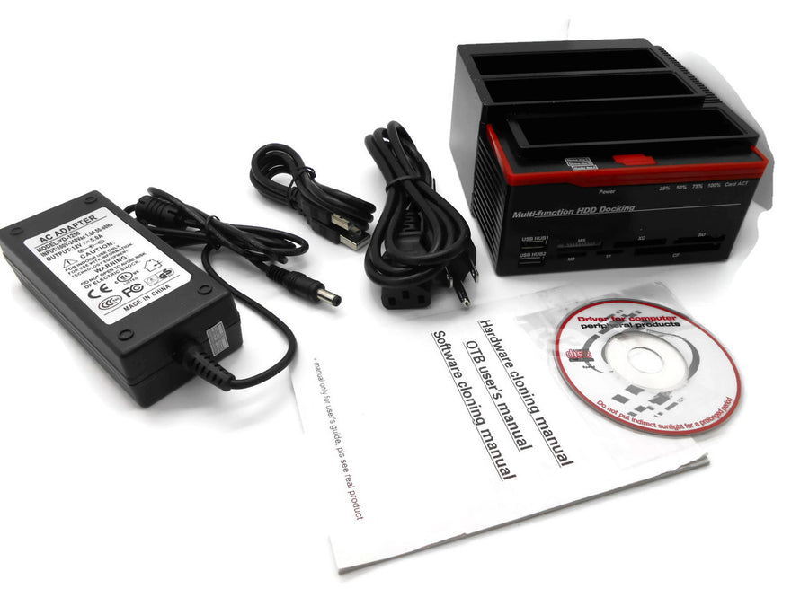 Multi-function Triple HDD Docking Station SATA/IDE USB 2.0 - WLX-893U2 – notebookparts.com