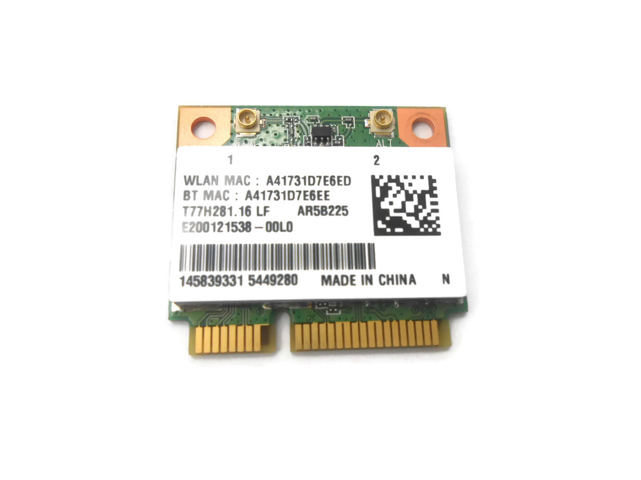 Atheros AR5B225 Wireless Wifi LAN Card (USE) PPD-AR5B225 ...