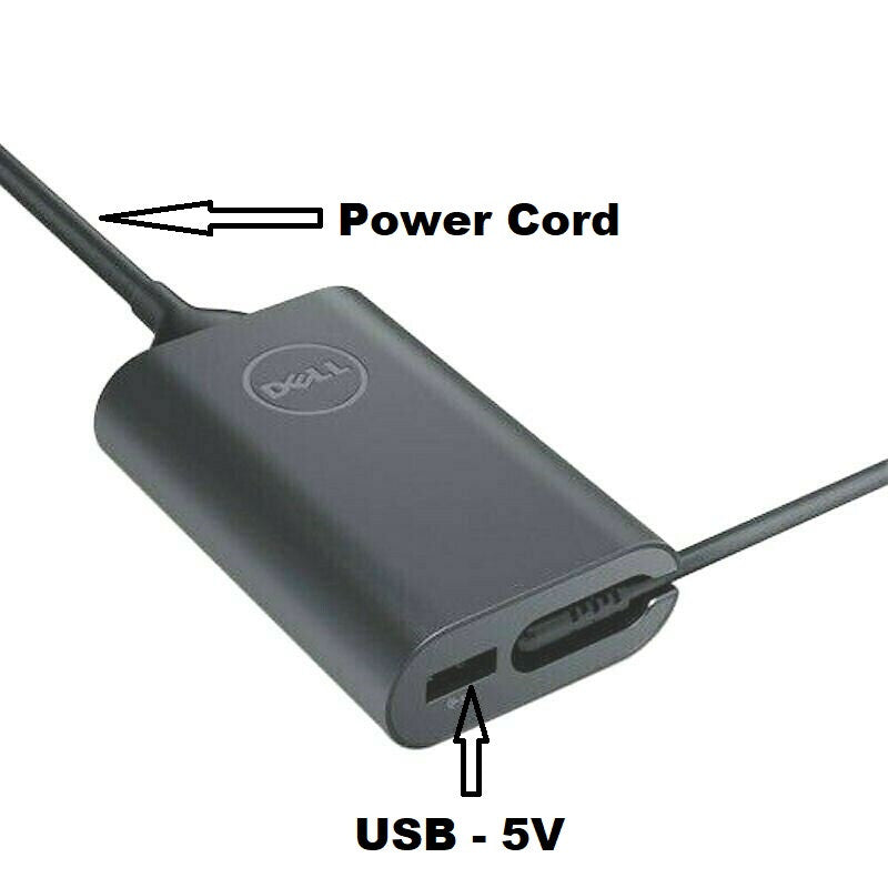 New Genuine Dell Latitude 5290 5490 5590 45W USB-C Type AC Adapter Y91 ...