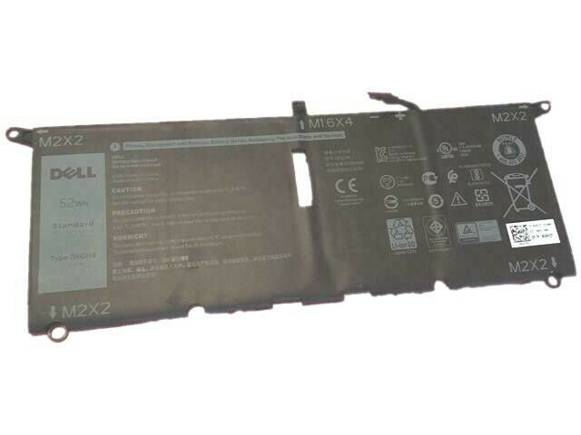 New Genuine Dell XPS 13 9370 9380 7.6V 52Wh 4-Cell Battery DXGH8 ...