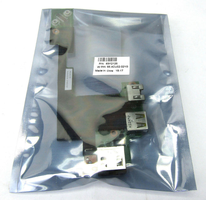 Lenovo Thinkpad T510 W510 T510 USB LAN Ethernet Port Board 63Y2125 55 ...