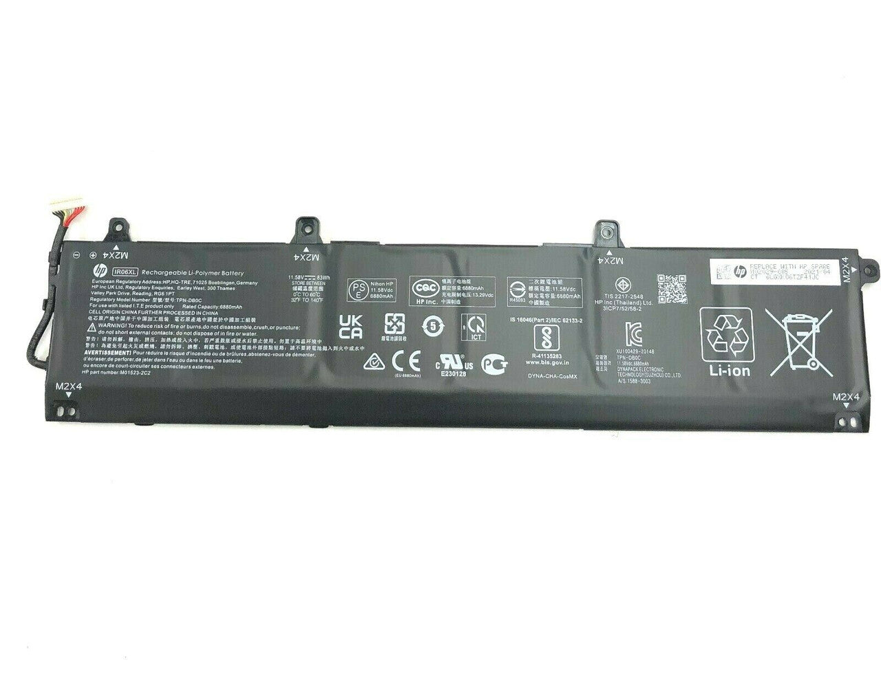 New Genuine HP ZBook Power G7 G8 G9 11.58V 83Wh Battery IR06XL ...