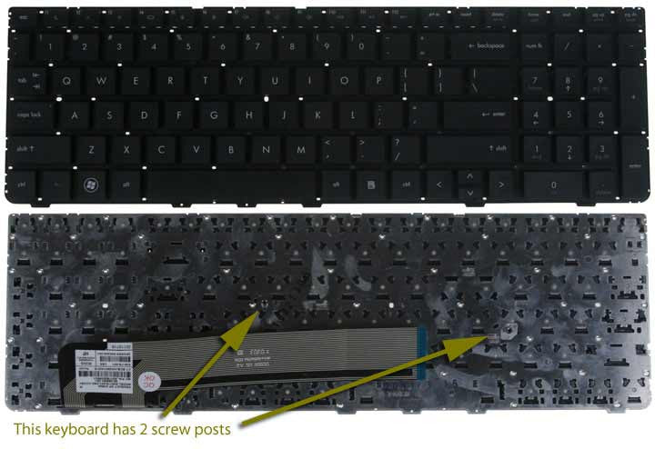 HP ProBook 4530S Keyboard NSK-CC0SV – notebookparts.com