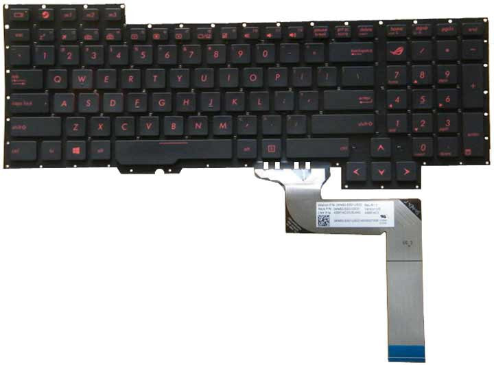 New Asus ROG G751JL G751JM G751JM G751JT G751JY Keyboard 0KNB0-E601US0 ...