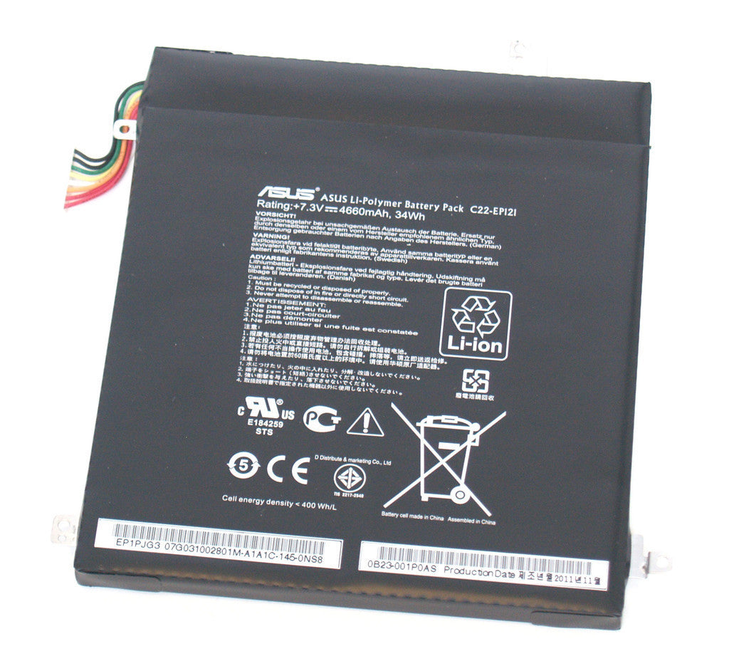 Genuine Asus EEE Slate EP121 B121-A1 B121-1A031F Battery C22-EP121 ...