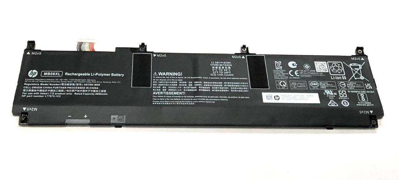 New Genuine HP Zbook Studio 15 G8 83Wh Battery MB06XL – notebookparts.com