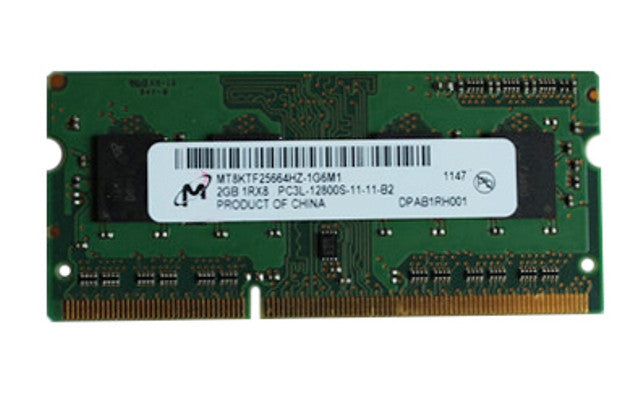 Micron 2GB DDR3 1600MHz Memory Ram Module MT4KTF25664HZ-1G6M1 ...