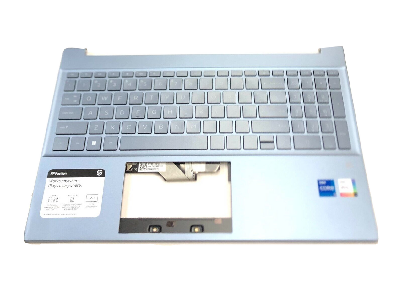 New Genuine HP Pavilion 15-EG 15-EG2073CL Palmrest Keyboard Backlit Fo ...