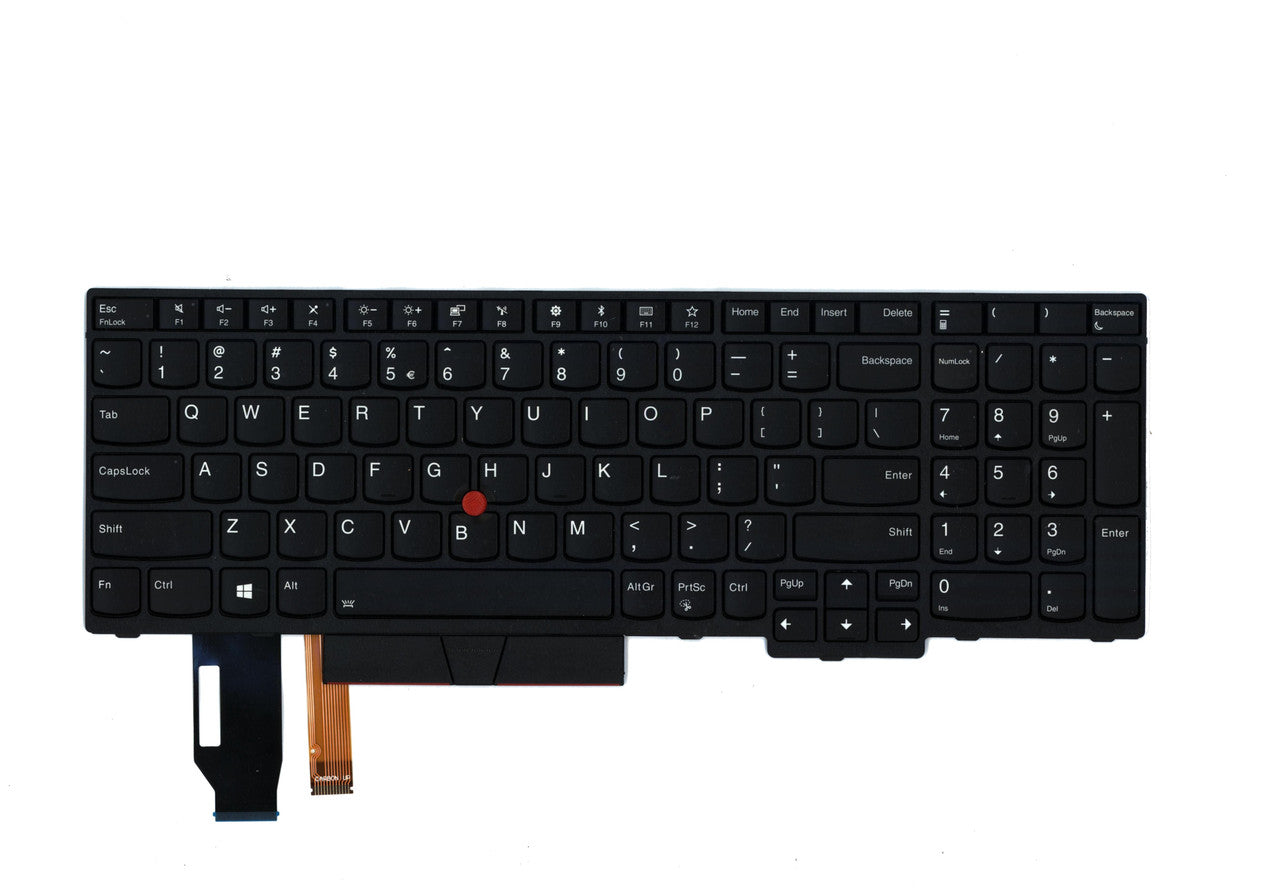 New Genuine Lenovo Thinkpad E580 L580 P52 P72 T590 US Backlit Keyboard ...