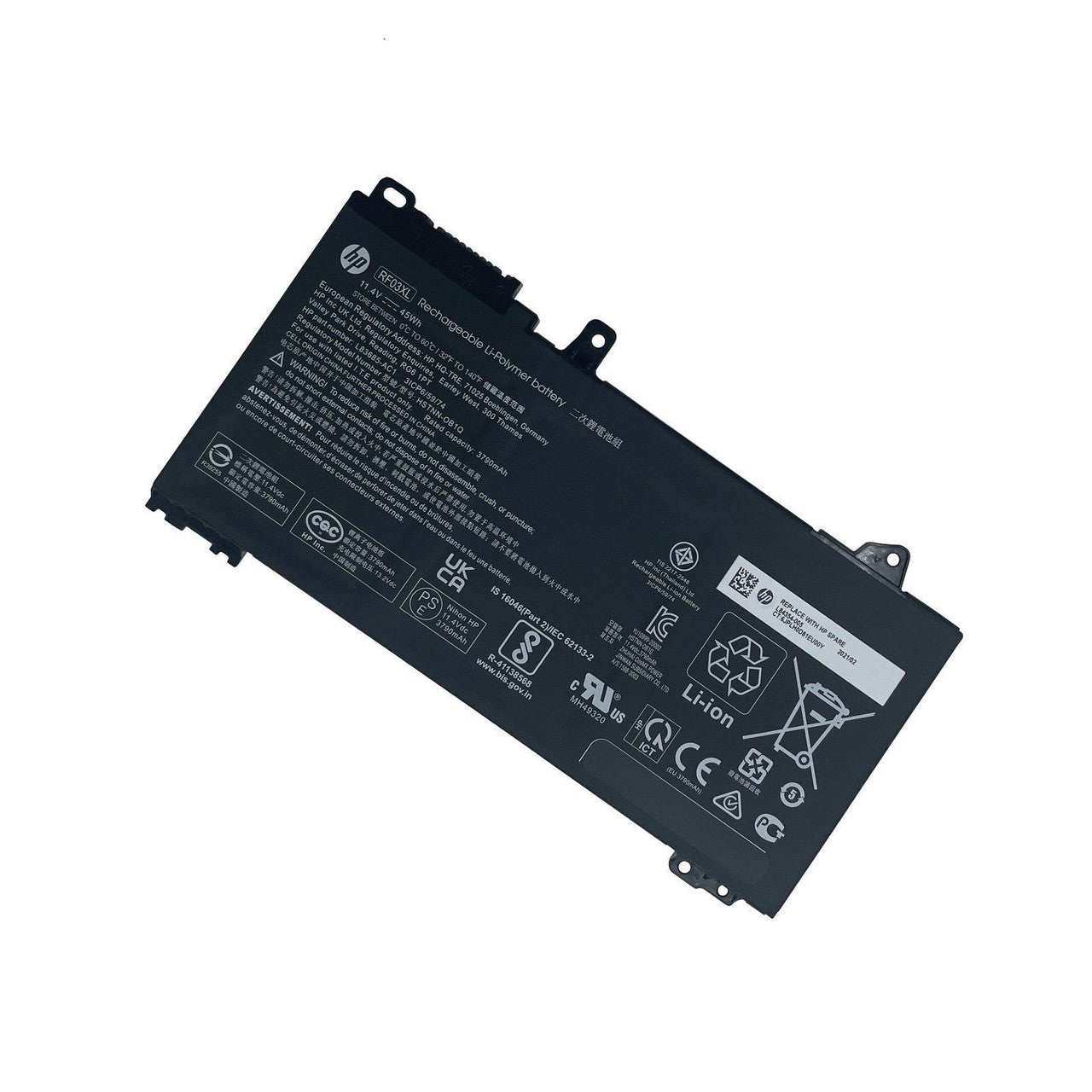 New Genuine HP ProBook 450 G6 450 G7 11.45V 45Wh Battery RF03XL ...