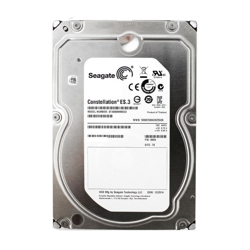 New Genuine Seagate Constellation ES.3 4TB 7200RPM SAS 6Gbps 3.5" SATA ...
