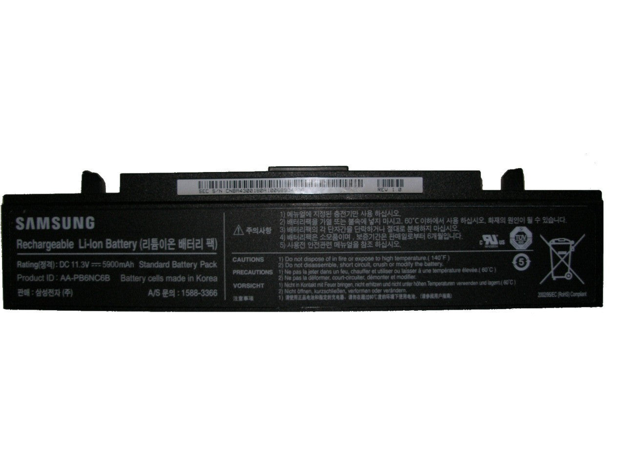Samsung R510 R610 Battery 11.1V-5900 mAh AA-PB6NC6B – notebookparts.com