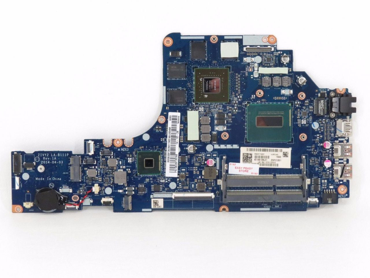 Lenovo Y50-70 I5-4200H V2G HM87 Laptop Motherboard 5B20F78766 ...