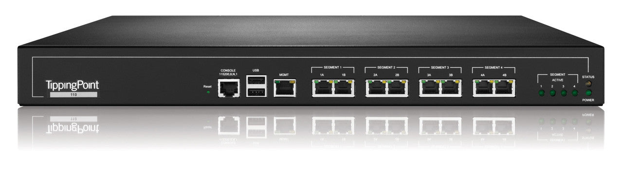 New Genuine HP TippingPoint S110 IPS-100Mbps-4x Gig-T Segments p/n JC1 ...