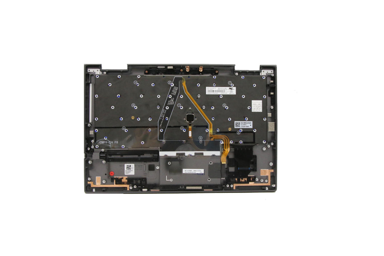 New Genuine Lenovo Thinkpad X1 Yoga 5th Gen Palmrest Keyboard 5M10Z371 ...