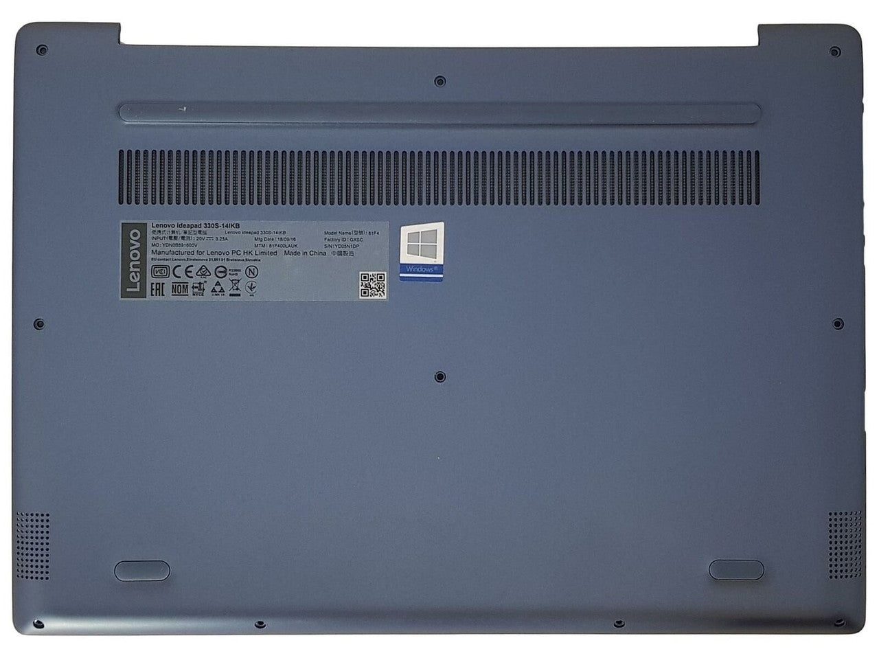 New Genuine Lenovo Ideapad 330s-14 Series Bottom Base Case 5CB0R07529 ...